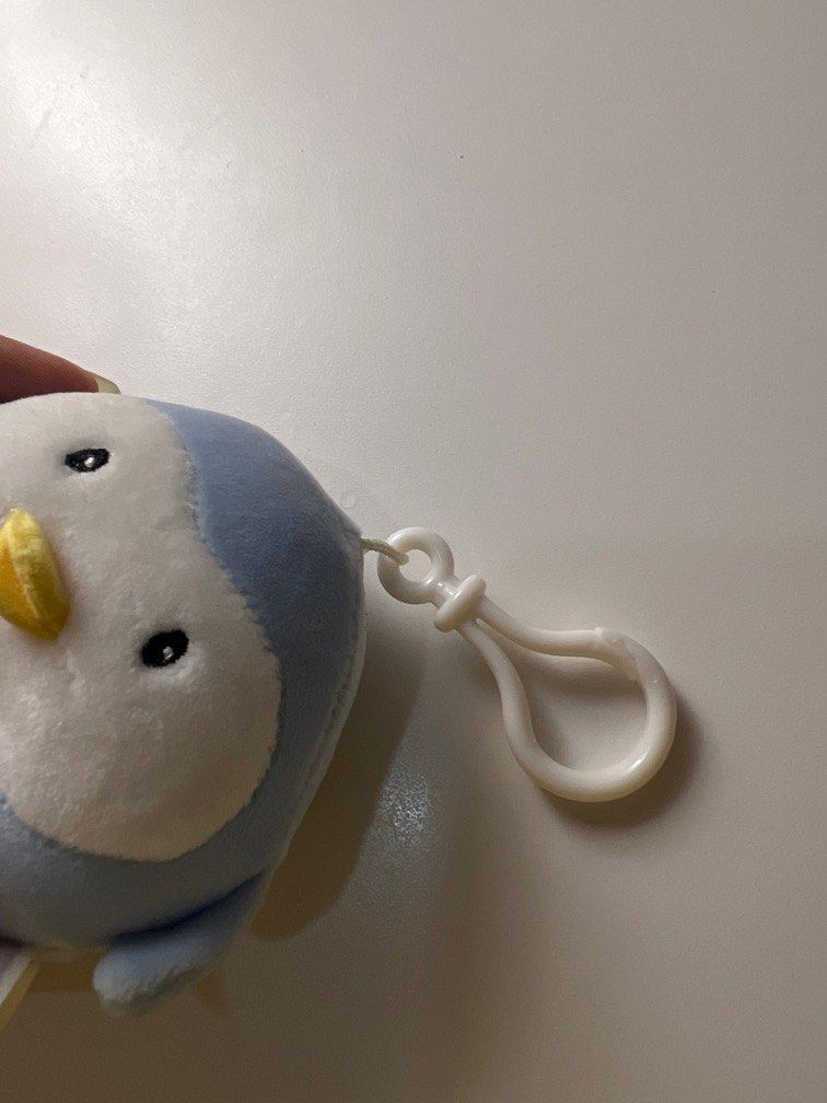 Miniso Plushie Keychain (Blue Bird), Hobbies & Toys, Toys & Games on ...