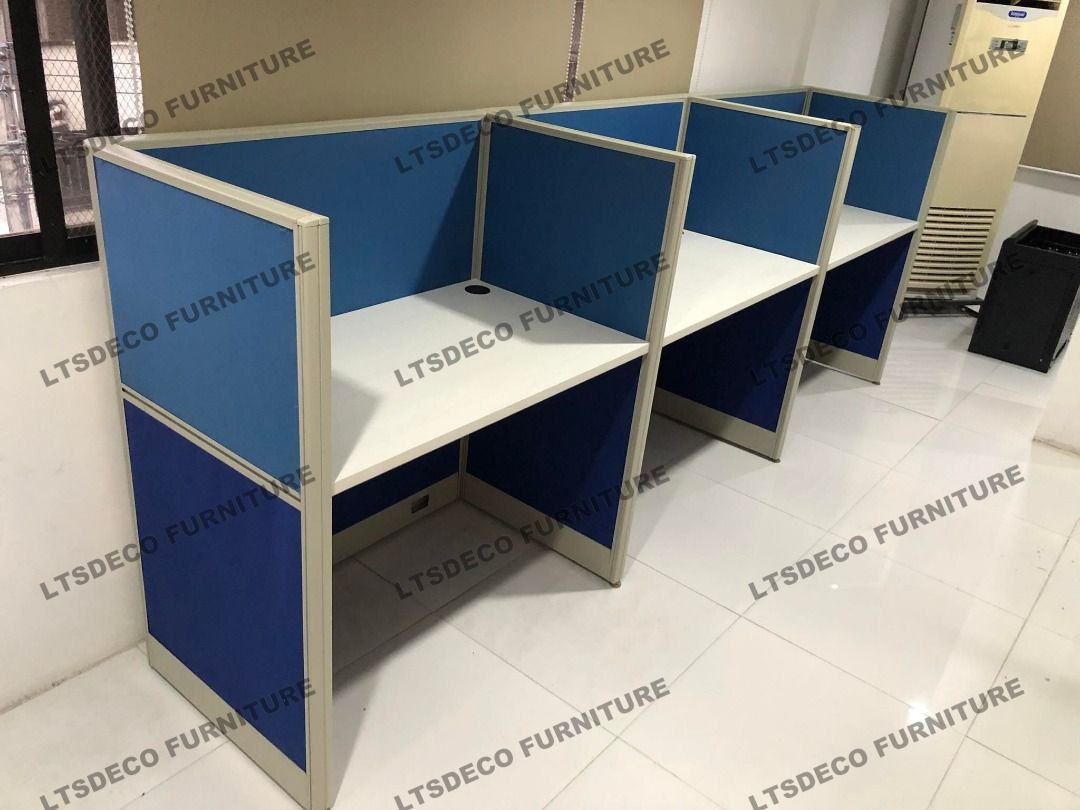 MODULAR TABLE BPO TYPE FURNITURE OFFICE PARTITION NEW CUBICLES ...