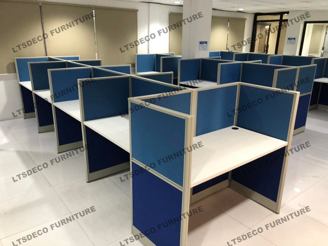 MODULAR TABLE BPO TYPE FURNITURE OFFICE PARTITION NEW CUBICLES ...