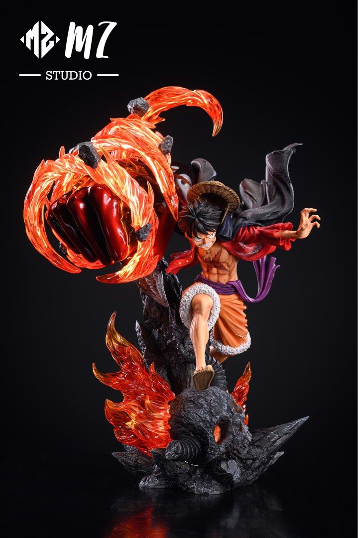 Monkey D Luffy Red Roc GK Figure MZ Studio One Piece, Hobbies & Toys ...