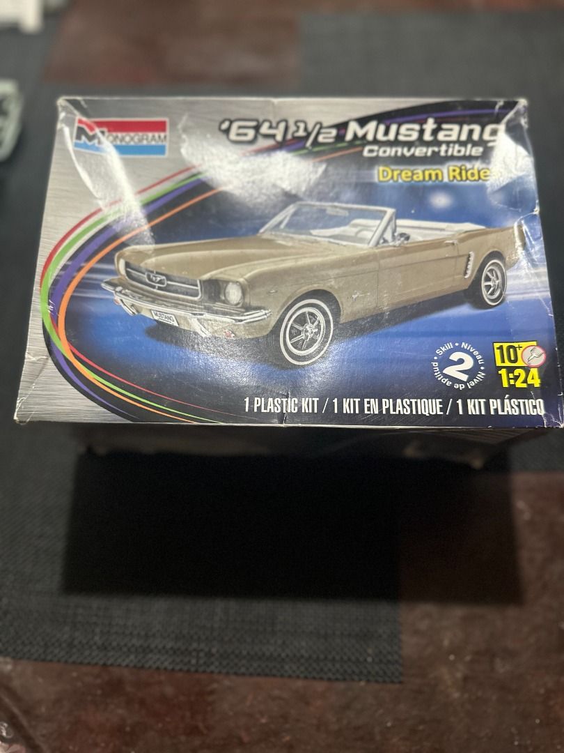 Monogram Vintage 1964 Mustang Convertible Dream Ride 1:24 Scale Model ...