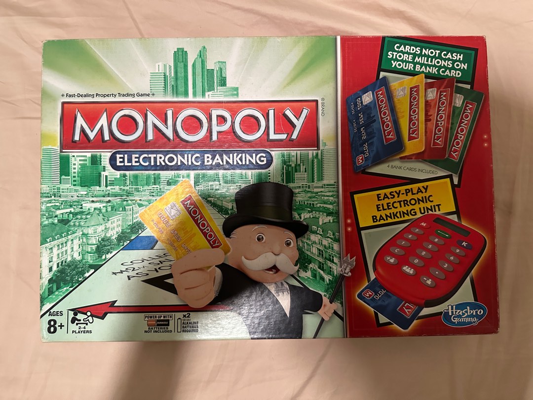 monopoly electronic banking board game, Hobbies & Toys, Toys & Games on ...