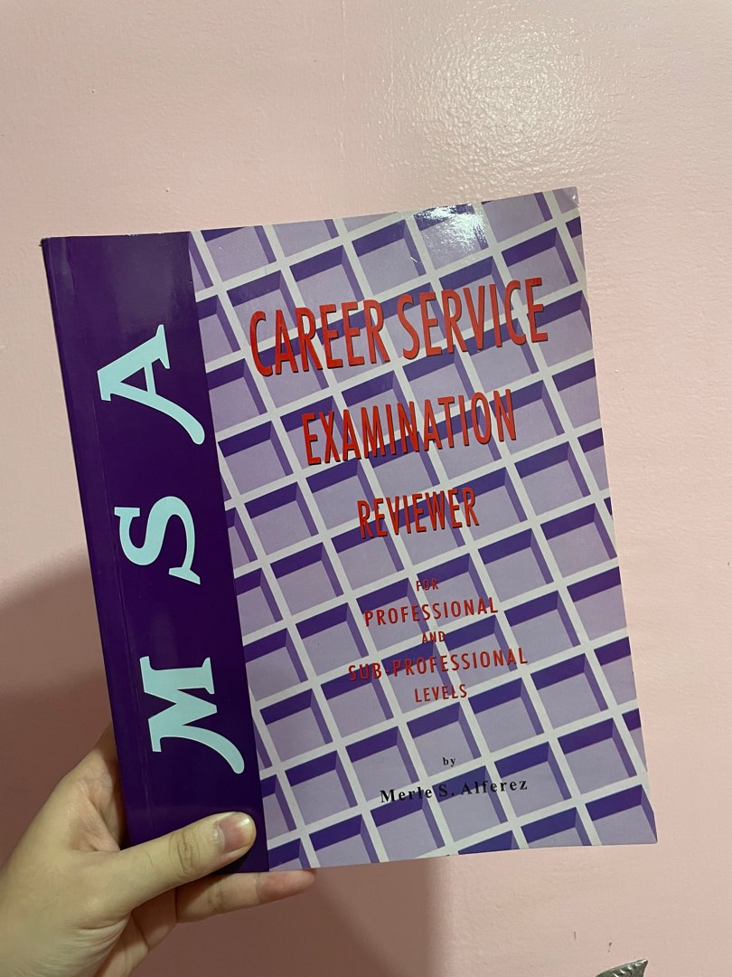 MSA CIVIL SERVICE EXAMINATION REVIEWER, Hobbies & Toys, Books ... MSA CIVIL SERVICE EXAMINATION REVIEWER, Hobbies & Toys, Books ...