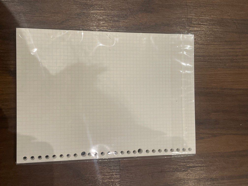 muji b5 26 ring paper refill grid, Hobbies & Toys, Stationary & Craft, Stationery & School ...