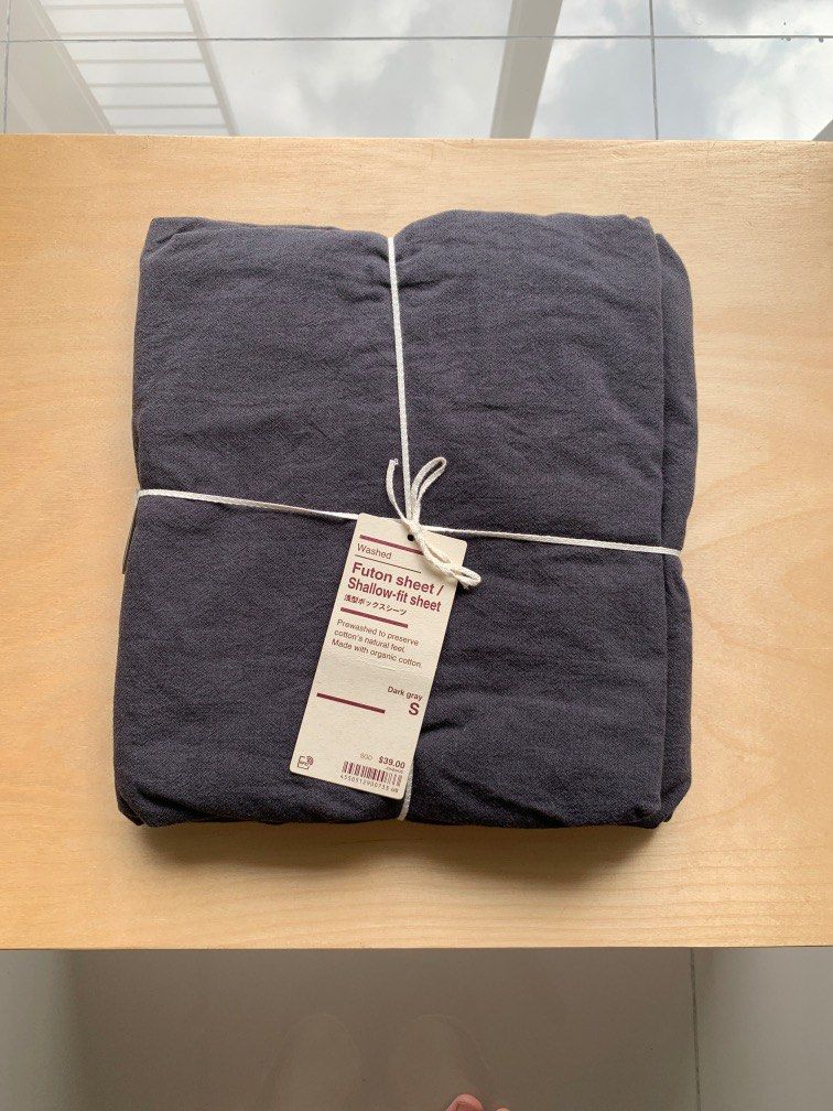 MUJI Futon sheet, Furniture & Home Living, Bedding & Towels on Carousell