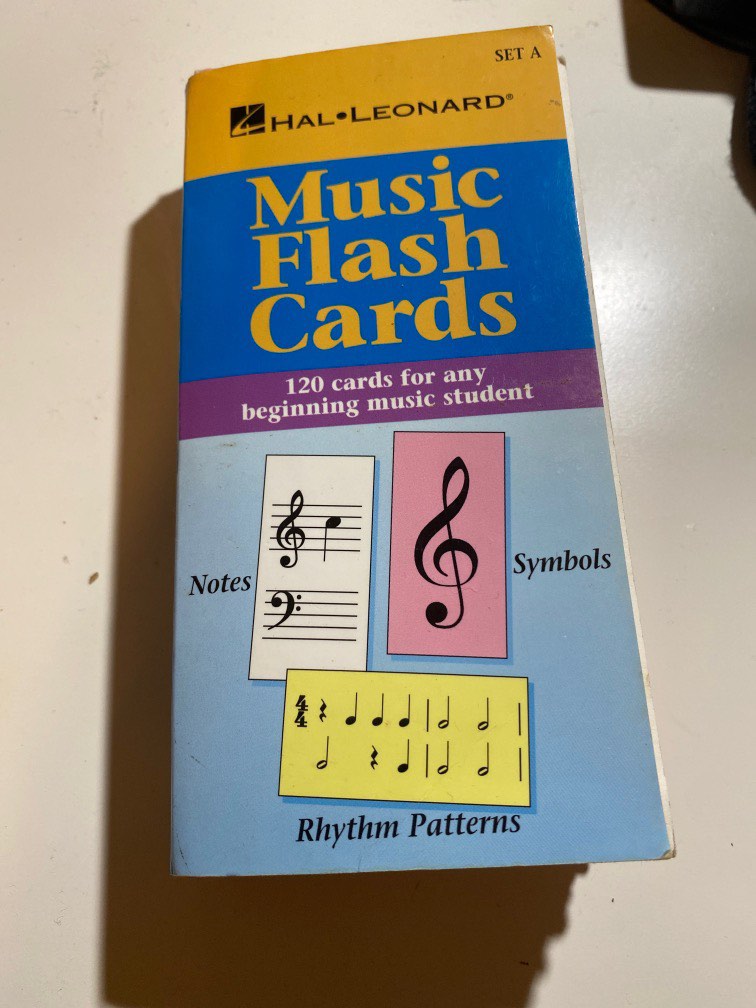 Music Flash Cards, 興趣及遊戲, 音樂、樂器 & 配件, 樂器配件 - Carousell