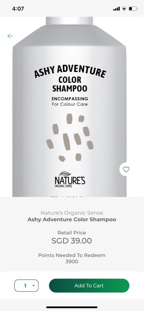 Nature’s Organic Sense Ashy Adventure Colour Shampoo, Beauty & Personal ...