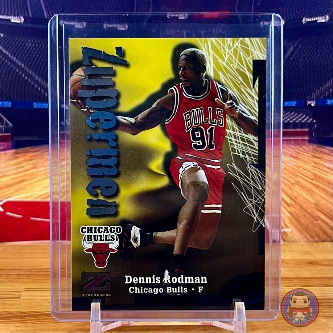 NBA Cards - Dennis Rodman 1997-98 Skybox Z-Force Zupermen #192 on Carousell