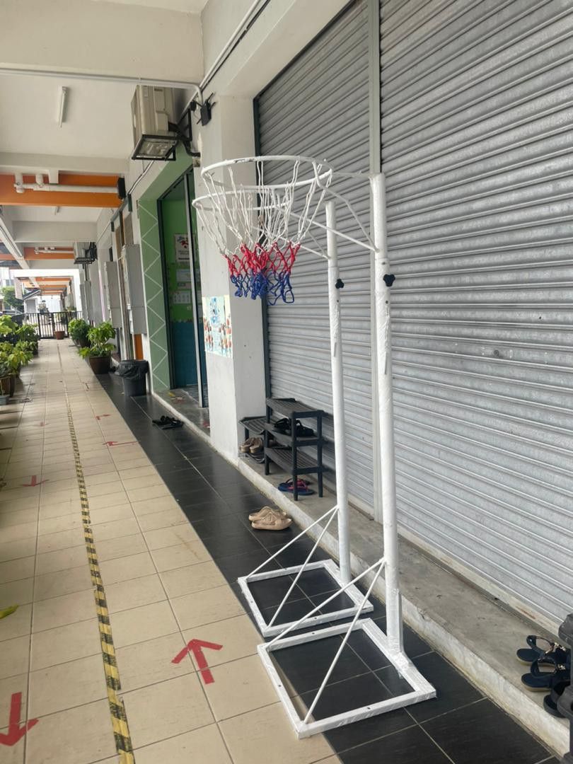 Netball Post Adjustable Normal, Sports Equipment, Sports & Games ...