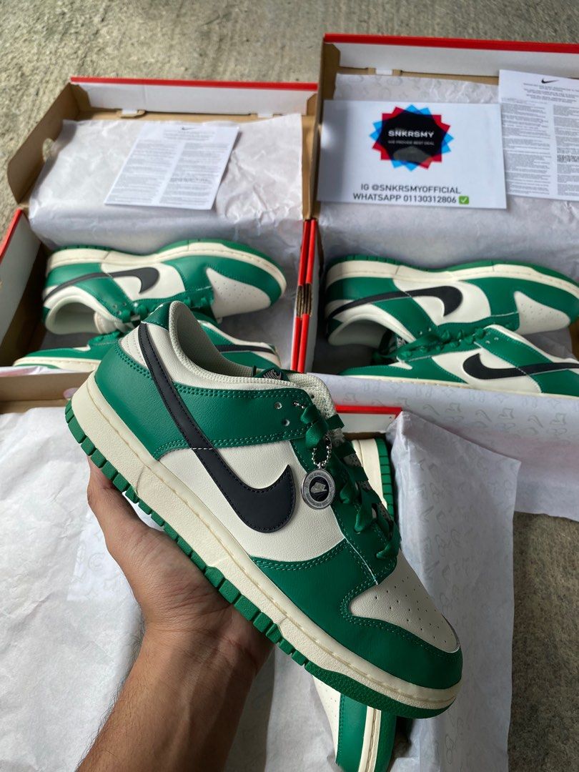 Nike Dunk low lottery lucky green SE, Men's Fashion, Footwear, Sneakers ...