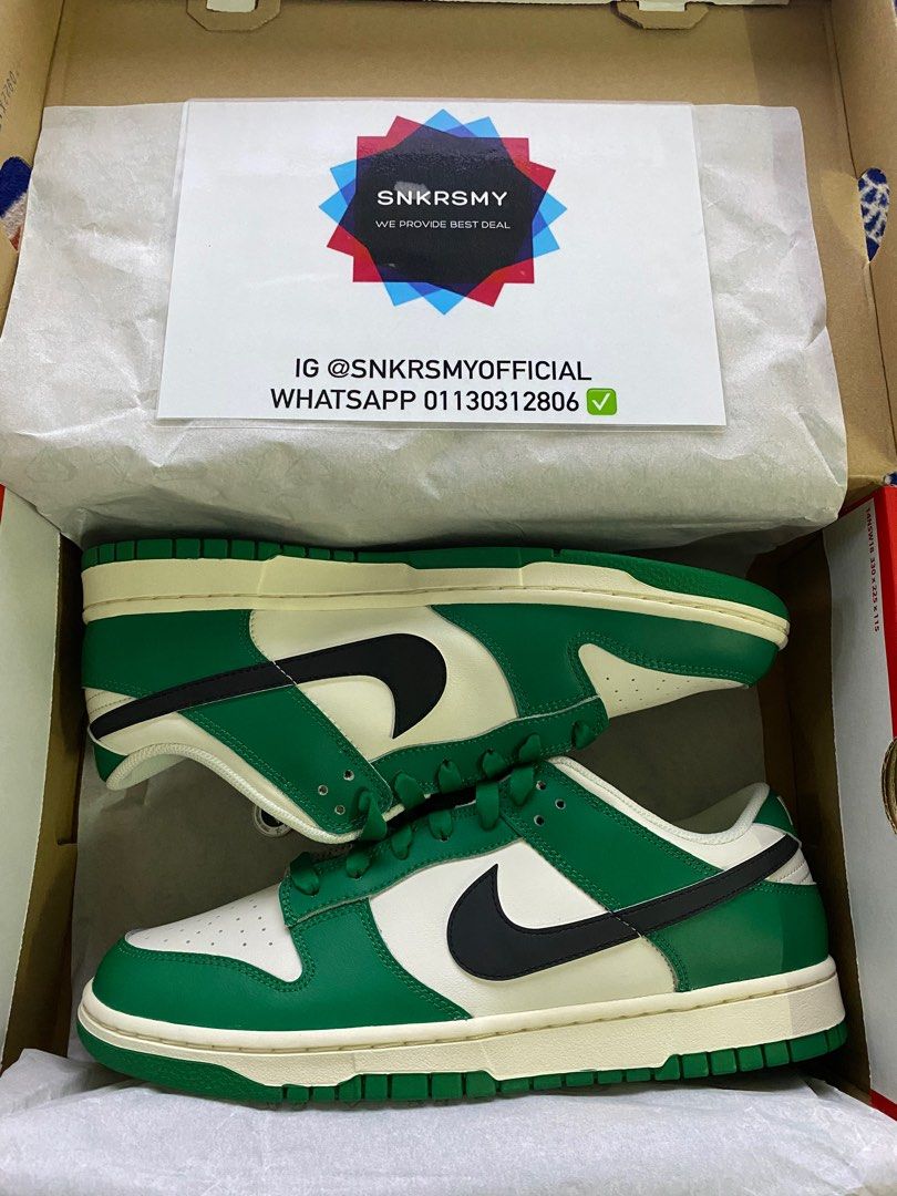Nike Dunk low lottery lucky green SE, Men's Fashion, Footwear, Sneakers ...