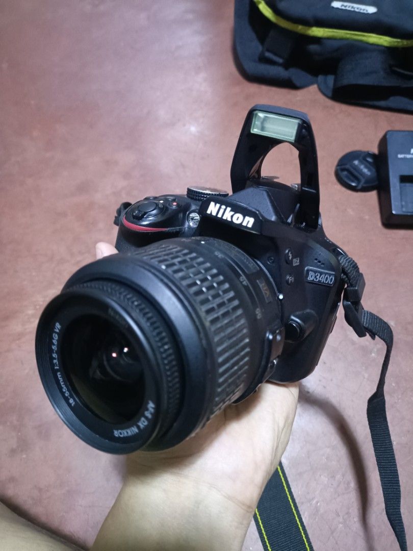 Nikon D3400 24mp With Bluetooth DSLR Camera, Photography, Cameras on ...
