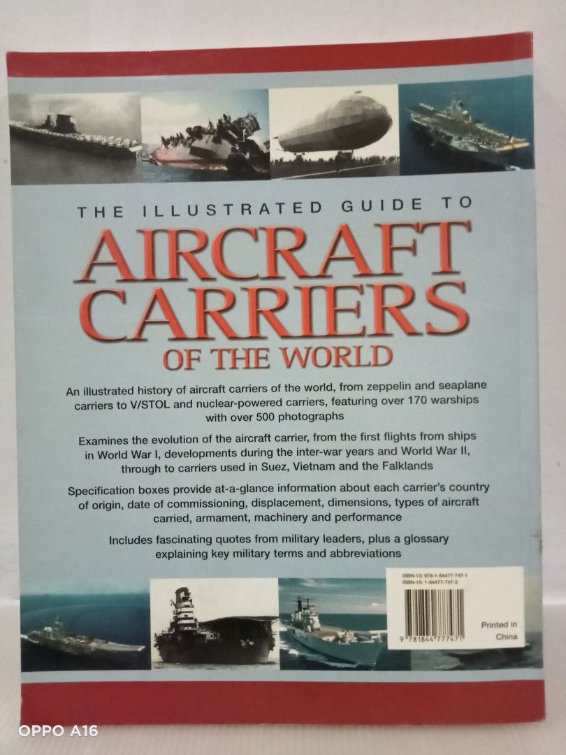 No 123 The Illustrated Guide to Aircraft Carriers of The World Book ...