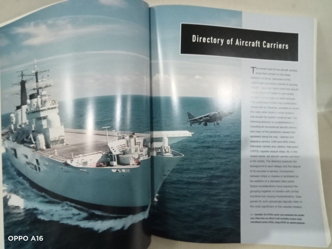 No 123 The Illustrated Guide to Aircraft Carriers of The World Book ...