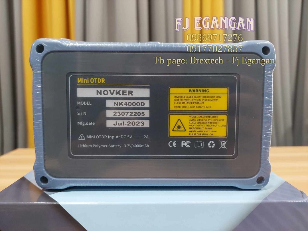 Novker NK4000D OTDR Optical Time Domain Reflectometer | OTDR, Computers & Tech, Parts ...
