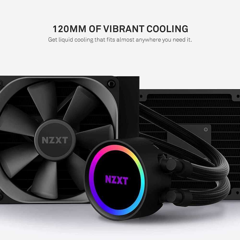 NZXT Kraken 120mm AIO RGB CPU Liquid Cooler (Black), Computers & Tech ...