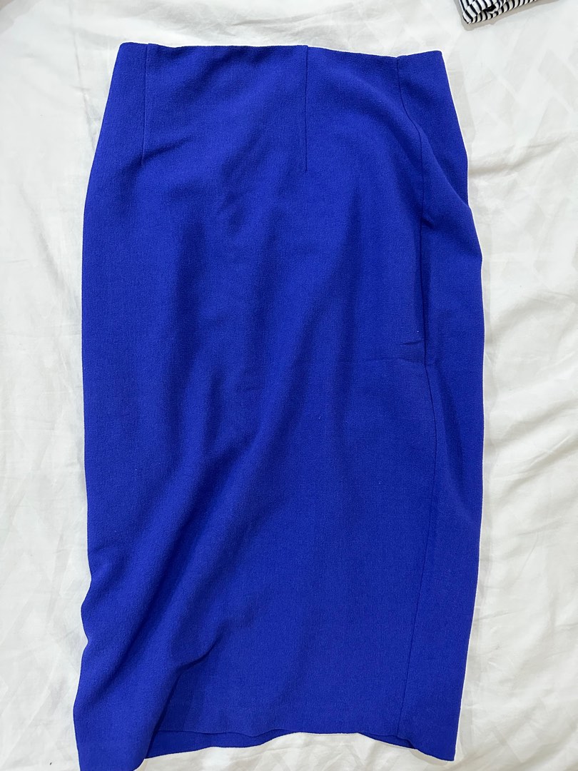 Oasis blue pencil skirt, Fesyen Wanita, Pakaian Wanita, Bawahan di ...