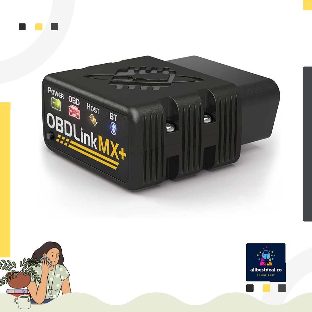 OBDLink MX+ OBD2 Bluetooth Scanner for iPhone, Android, and Windows ...