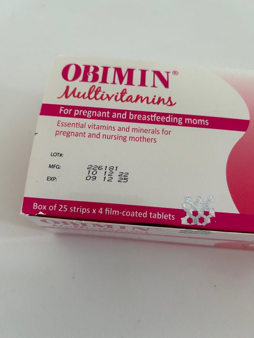 Obimin Multivitamins (Exp 2025), Health & Nutrition, Health Supplements ...