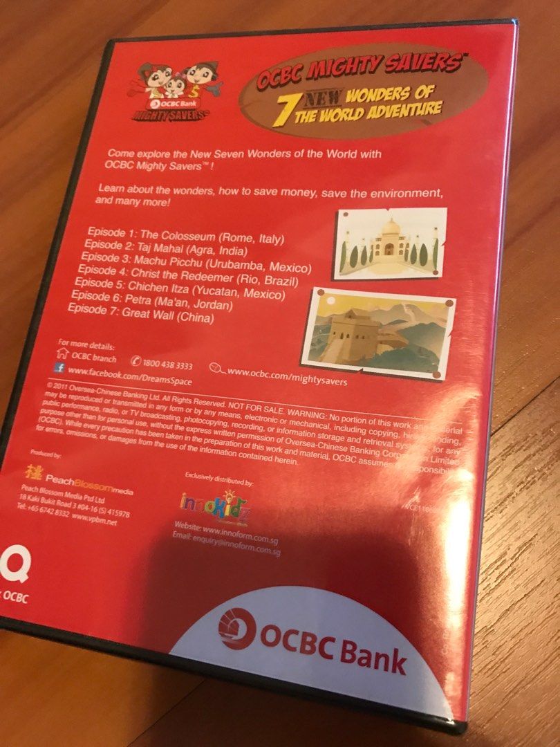 ($6 for 2) OCBC mighty Savers DVD, Hobbies & Toys, Music & Media, CDs ...
