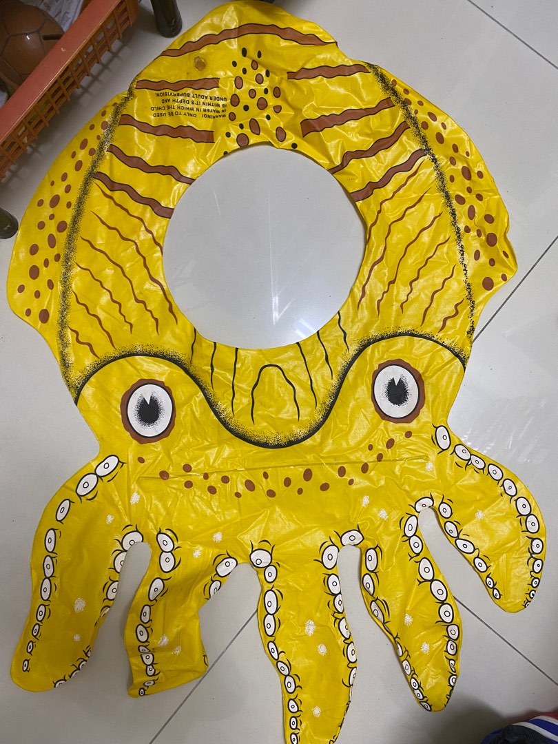 Octopus swimming float, Hobbies & Toys, Toys & Games on Carousell