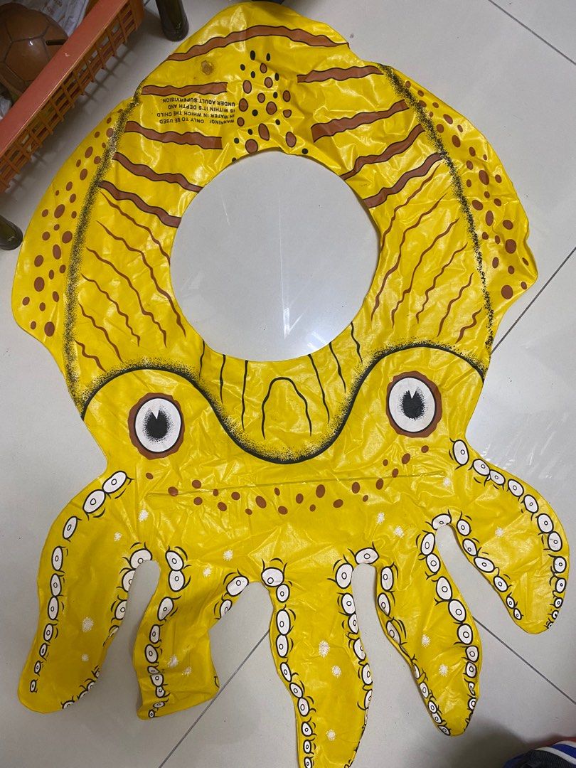 Octopus swimming float, Hobbies & Toys, Toys & Games on Carousell