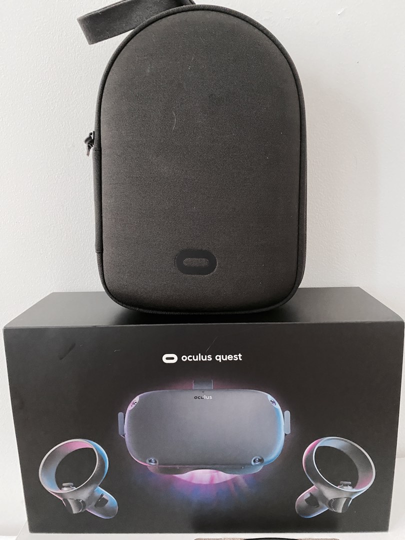Oculus Quest 128GB VR Headset All-In-One Game Headset System Black Pre ...