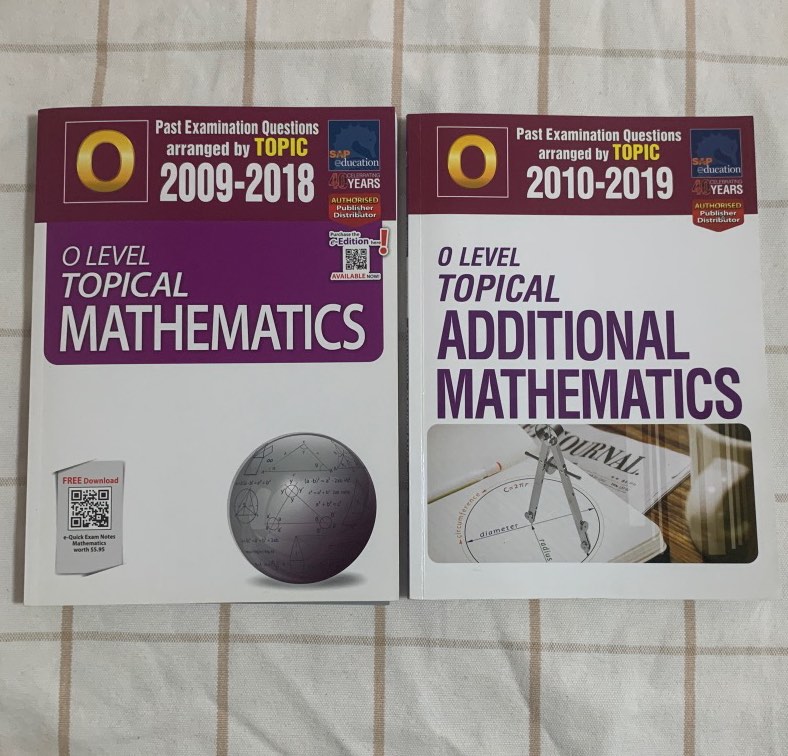 O-Level TOPICAL TYS E-math & A-math, Hobbies & Toys, Books & Magazines ...