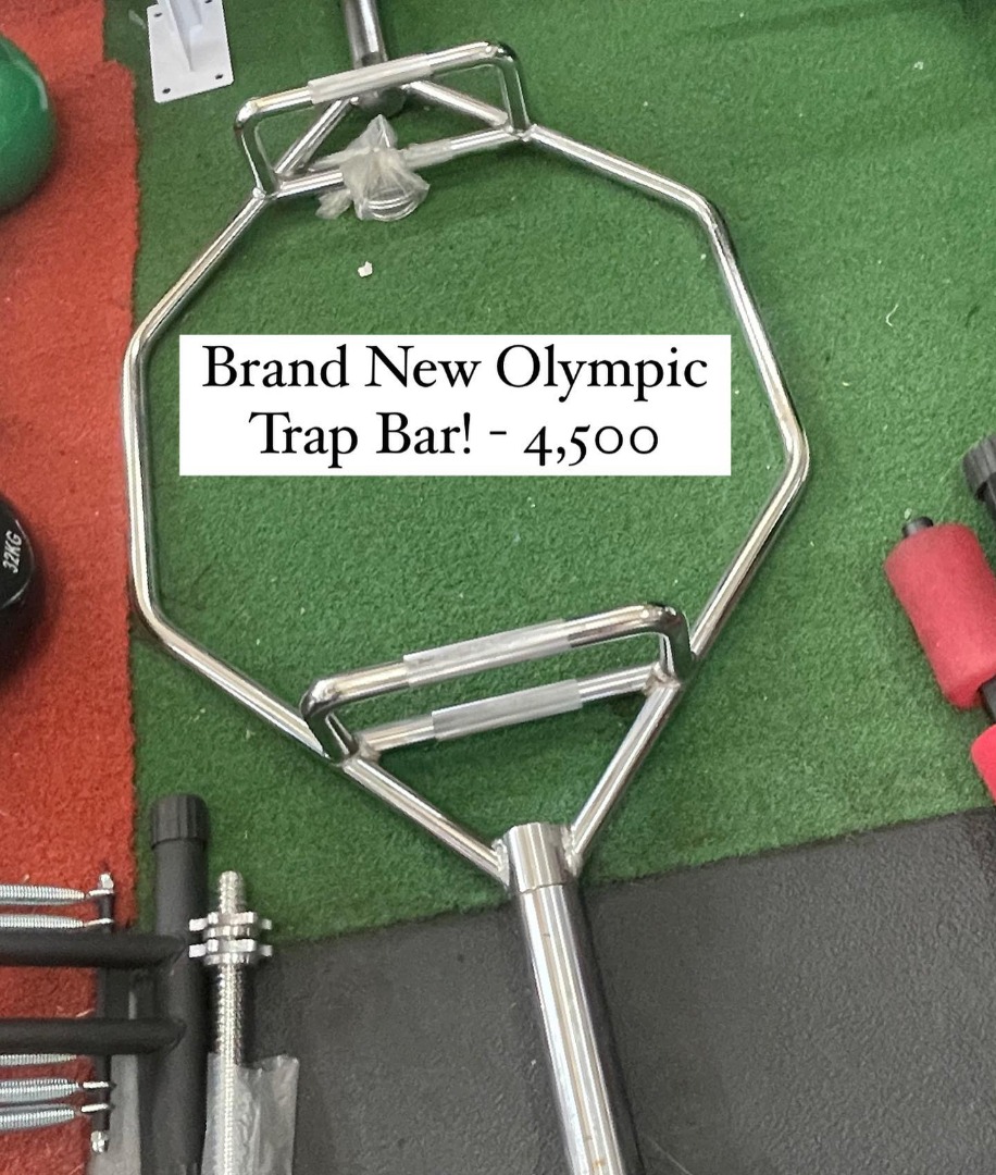 Olympic Trap Bar, Sports Equipment, Exercise & Fitness, Cardio ...