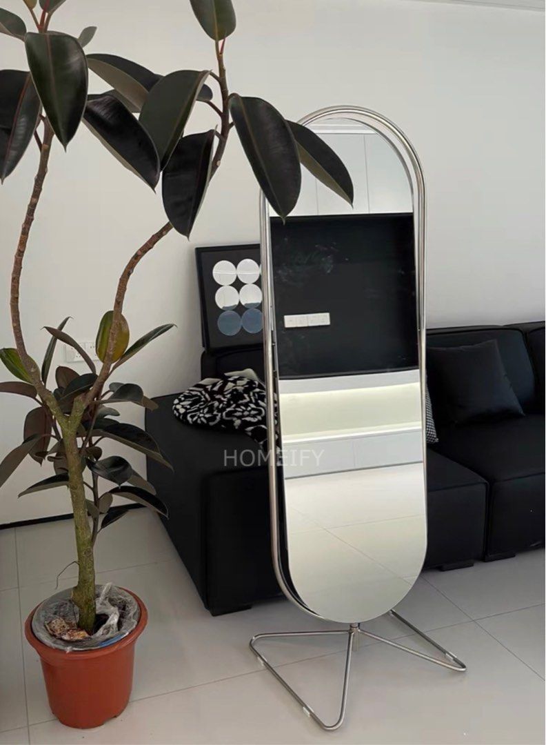 OPIL Minimalist Standing Mirror, Furniture & Home Living, Home Decor ...