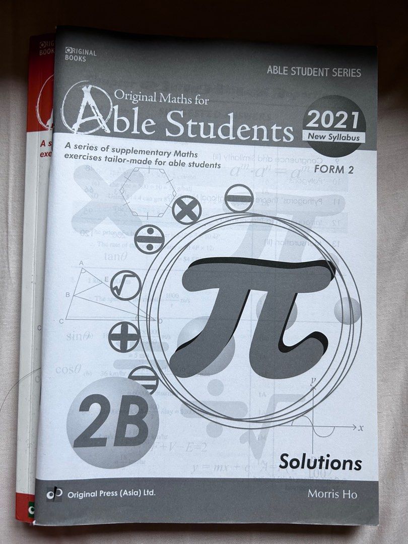 Original maths for Able students 2B, 興趣及遊戲, 書本 & 文具, 教科書 - Carousell
