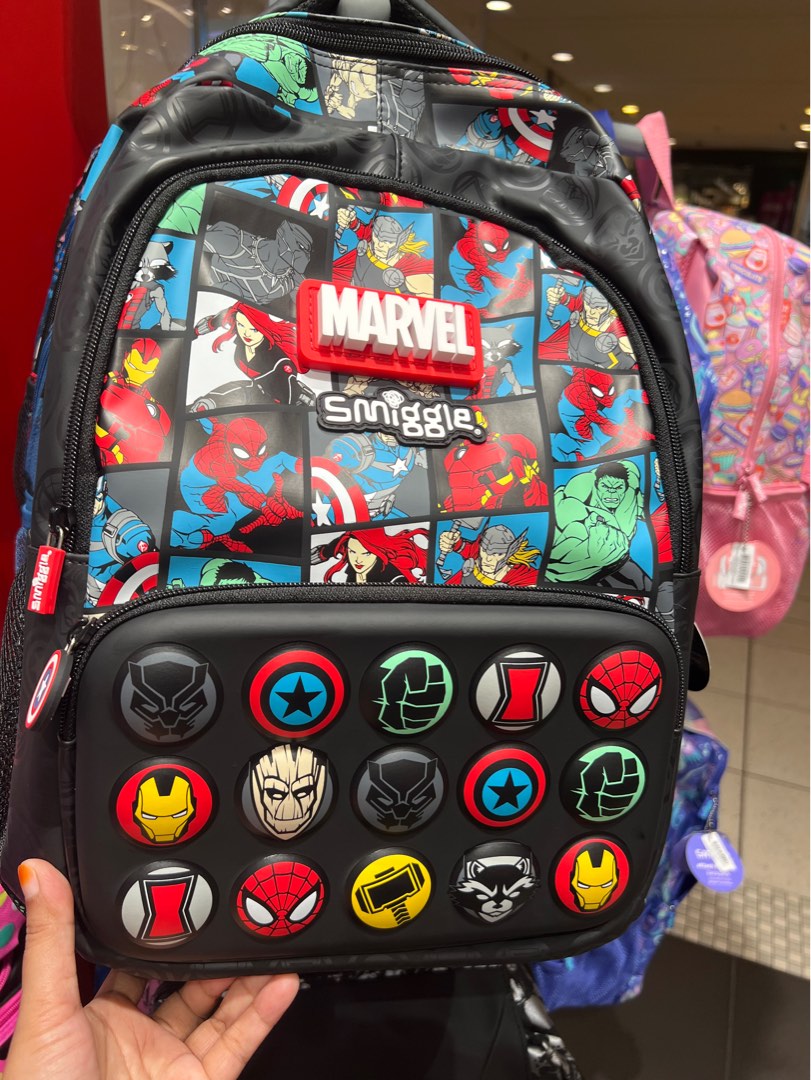 Original Smiggle Marvel & Minecraft, Women's Fashion, Bags & Wallets ...