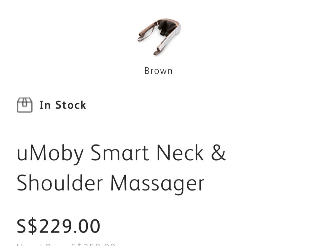 Osim. U moby. Use once, Health & Nutrition, Massage Devices on Carousell