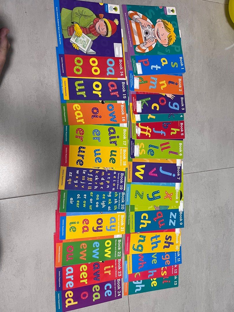 Oxford reading tree phonics (book 1 to book 24), 興趣及遊戲, 書本 & 文具, 教科書 ...