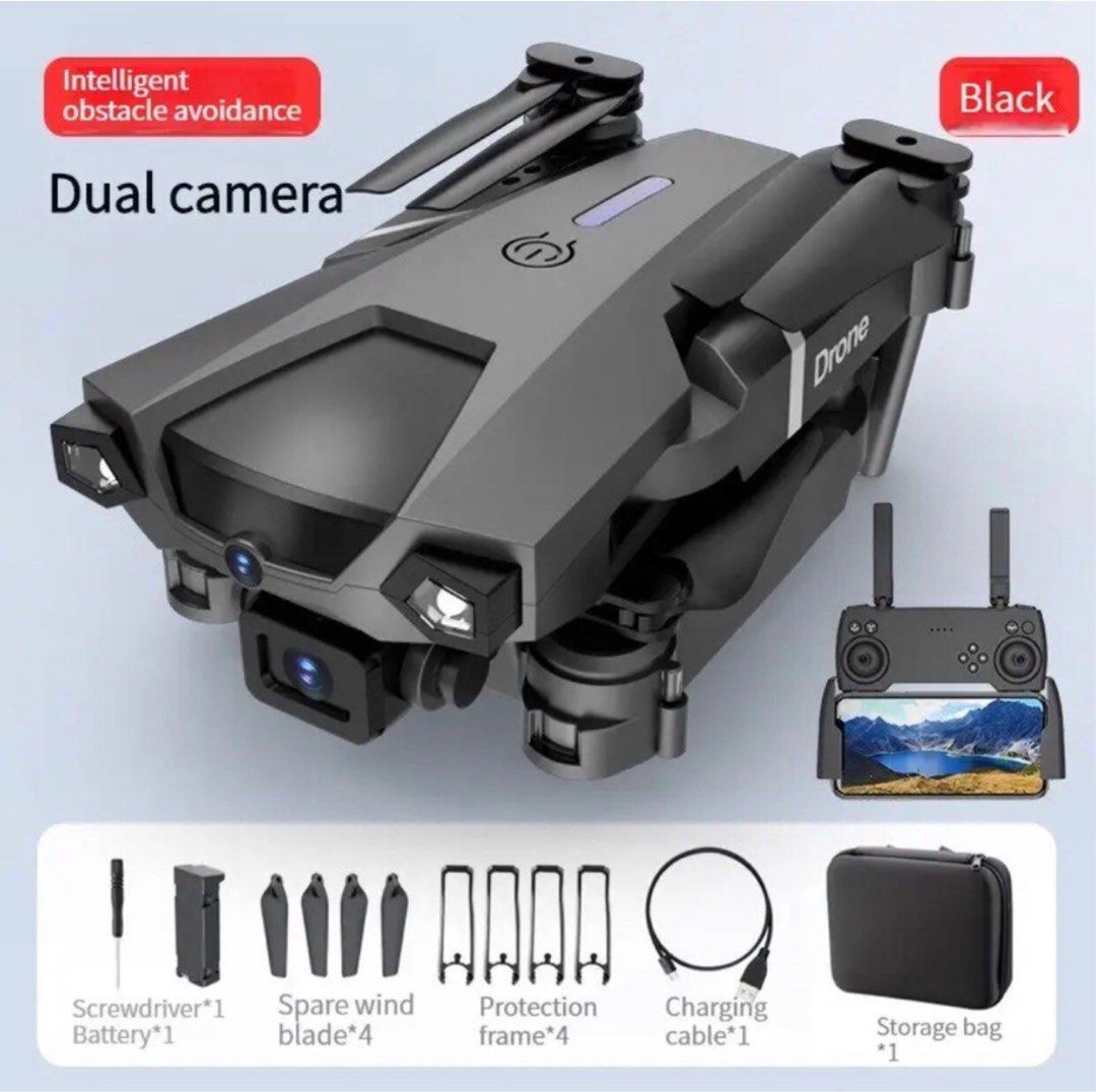 P5 Rc Drone 4K HD Dual Camera Professional Aerial Photography Infrared ...