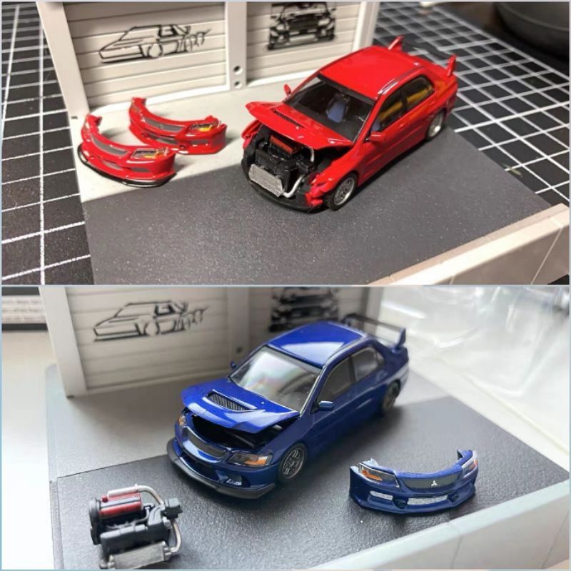 Peako64 Mitsubishi Lancer Evolution 9 Ralliart Blue ‘Spirit of ...