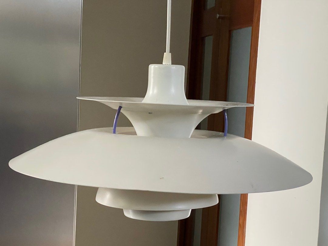 PH5 White Pendant Light, Furniture & Home Living, Lighting & Fans ...