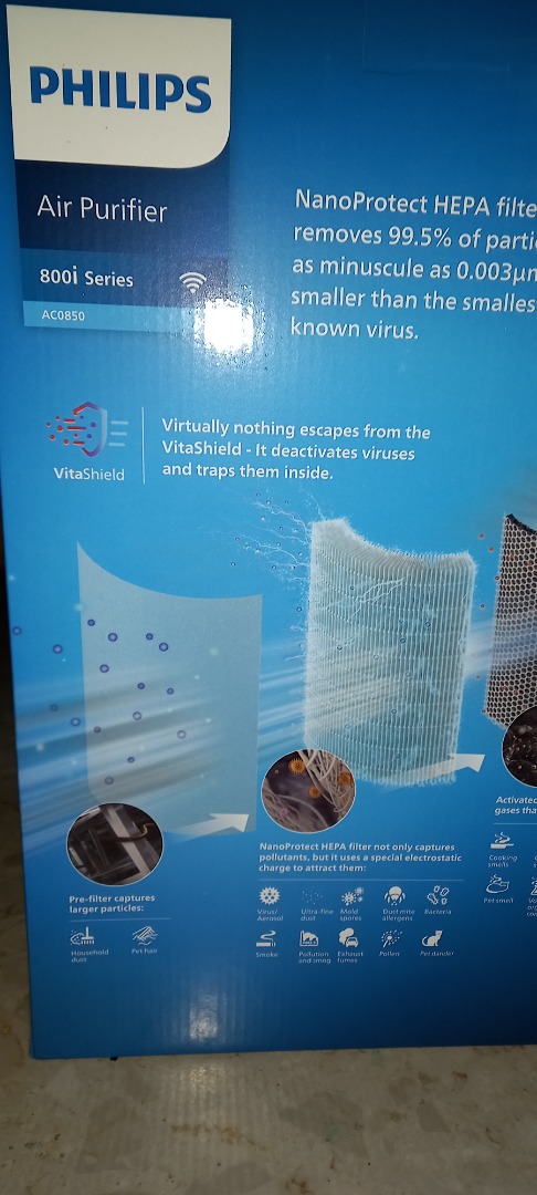 Philips Air Purifier AC0850/20 Lucky draw prize.no receipt, TV & Home ...
