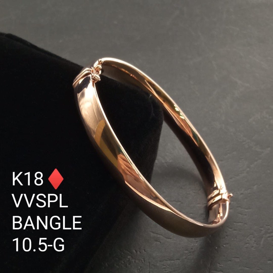 Plain Shiny Bangle Bracelet on Carousell