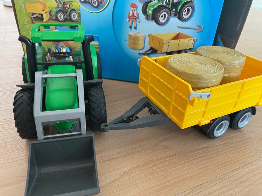 PlayMobil tractor (with box), Babies & Kids, Infant Playtime on Carousell