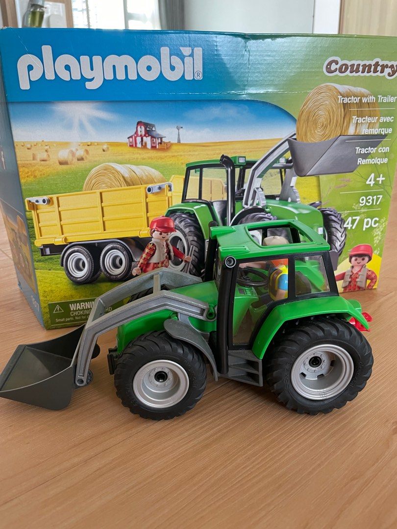 PlayMobil tractor (with box), Babies & Kids, Infant Playtime on Carousell