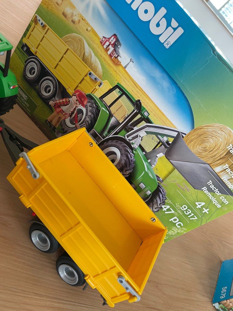 PlayMobil tractor (with box), Babies & Kids, Infant Playtime on Carousell