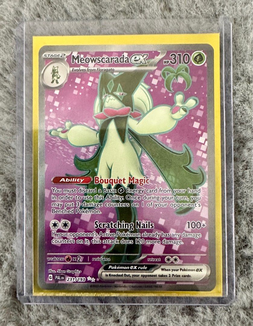 Pokemon card - Meowscarada EX Full Art Paldea Evolved, Hobbies & Toys ...