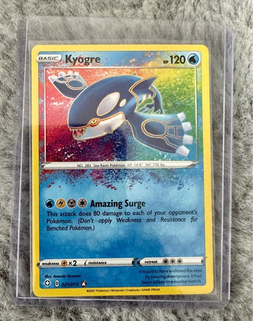 Pokemon card - Shining Fate Kyogre Amazing Rare, Hobbies & Toys, Toys ...