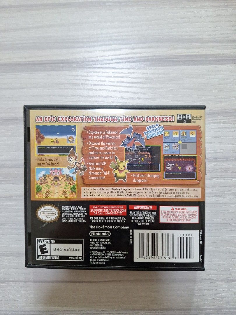 Pokemon Explorer of Darkness, Video Gaming, Video Games, Nintendo on ...