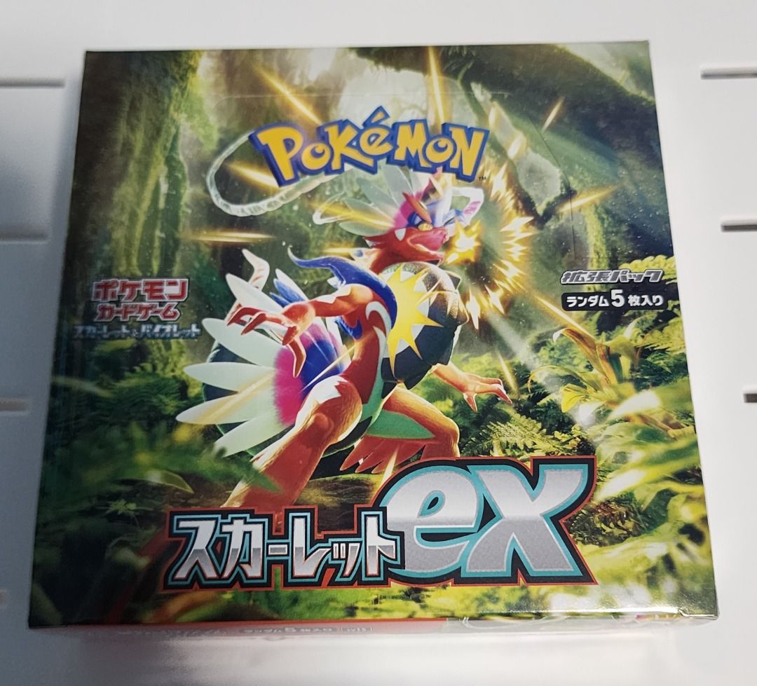 Pokemon Scarlet Ex Booster Box Japanese Sv1s Hobbies And Toys Toys