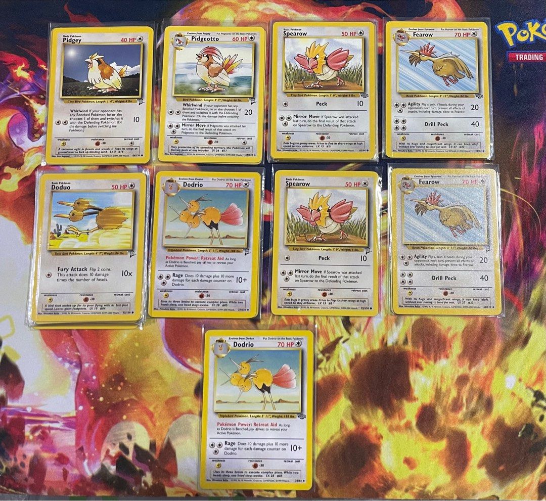 Pokemon TCG WOTC Vintage Commons / Uncommons (Base Set, Base Set 2, Jungle, Fossil, Team Rocket ...