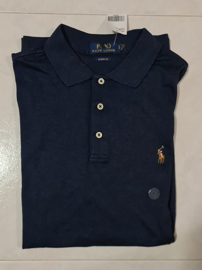 Polo Ralph Lauren Navy Blue (golf), Men's Fashion, Tops & Sets, Tshirts & Polo Shirts on Carousell