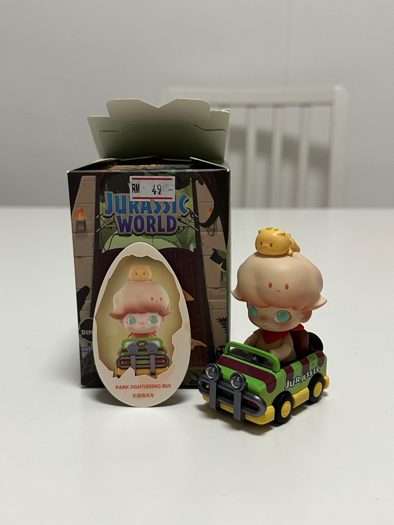[Popmart][WTS/WTT] Dimoo Jurassic World: Park Sightseeing Bus, Hobbies ...