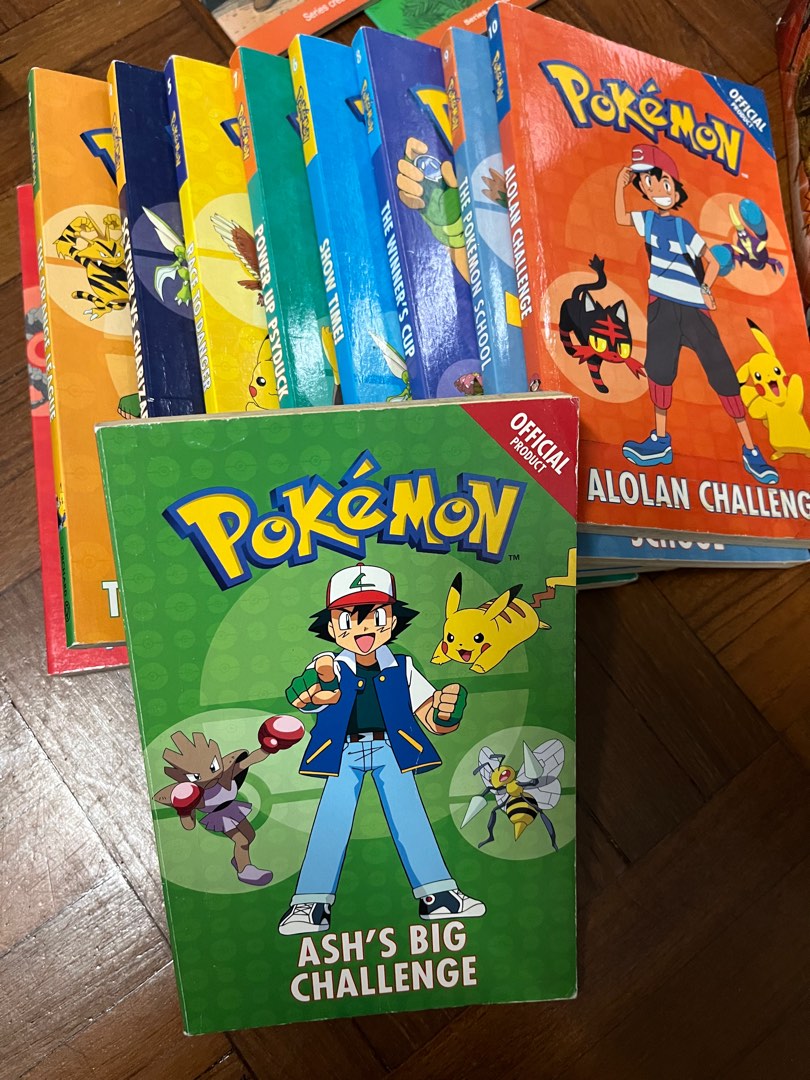 Primary English books - Pokemon Story books, 興趣及遊戲, 書本 & 文具, 兒童書籍 ...
